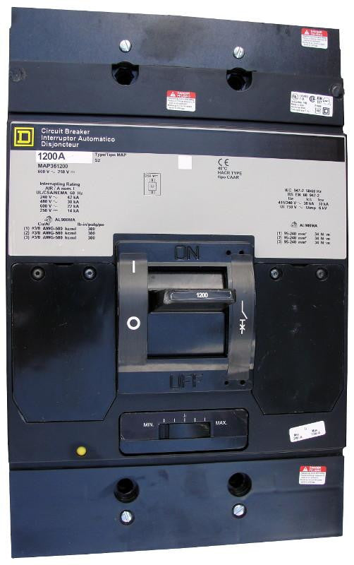 MAP361200 Square-D Circuit Breaker — Breaker Hunters, Inc. (eBay)